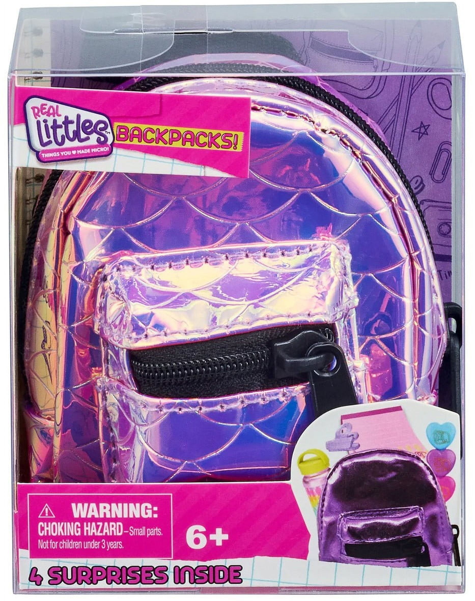 Shopkins Backpacks! Series 4 Irridescent Pink Scales Mystery Pack ...