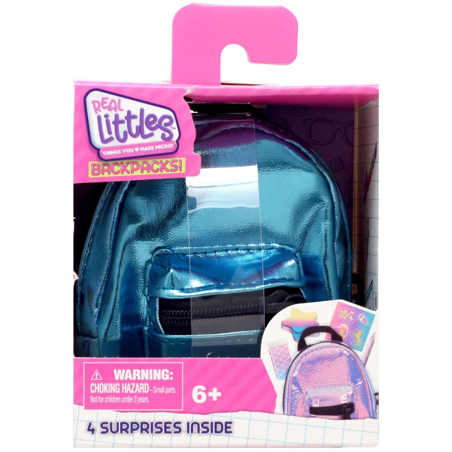 Shopkins Backpacks! Series 6 Metallic Blue Mystery Pack - Walmart.com