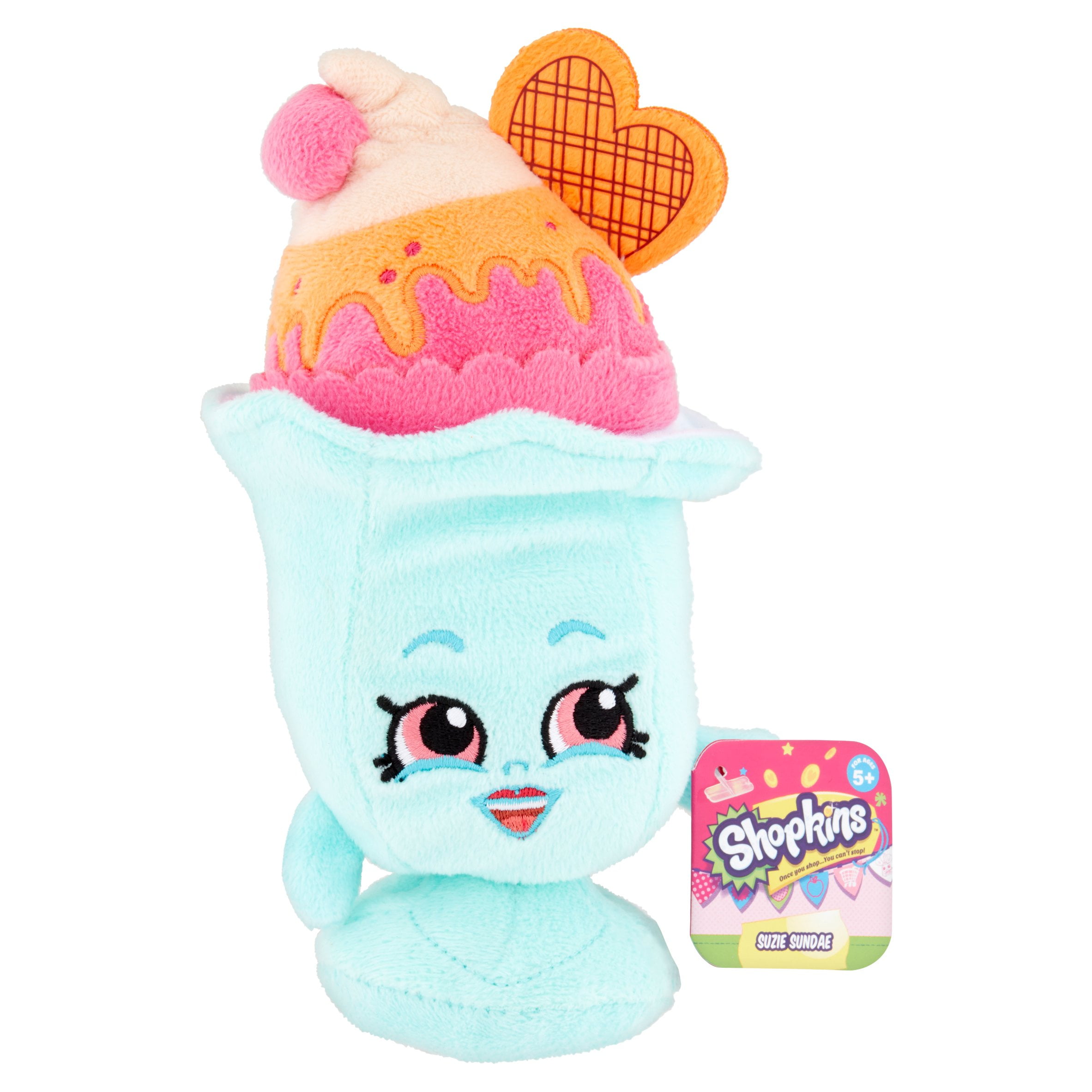 Shopkins Bean Plush Suzie Sundae Toy For Ages 5 Walmart