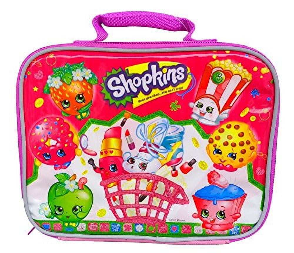 Shopkins Characters Shopping Cart Lunch Box Sparkle Pink - Walmart.com