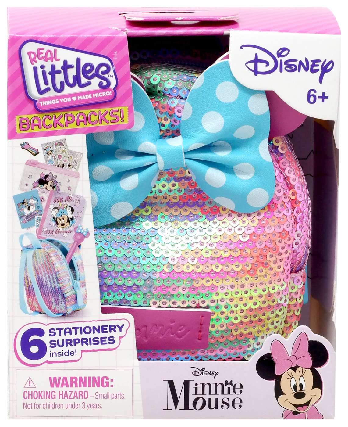 Shopkins Disney Backpacks! Series 5 Minnie Mouse Pack - Walmart.com