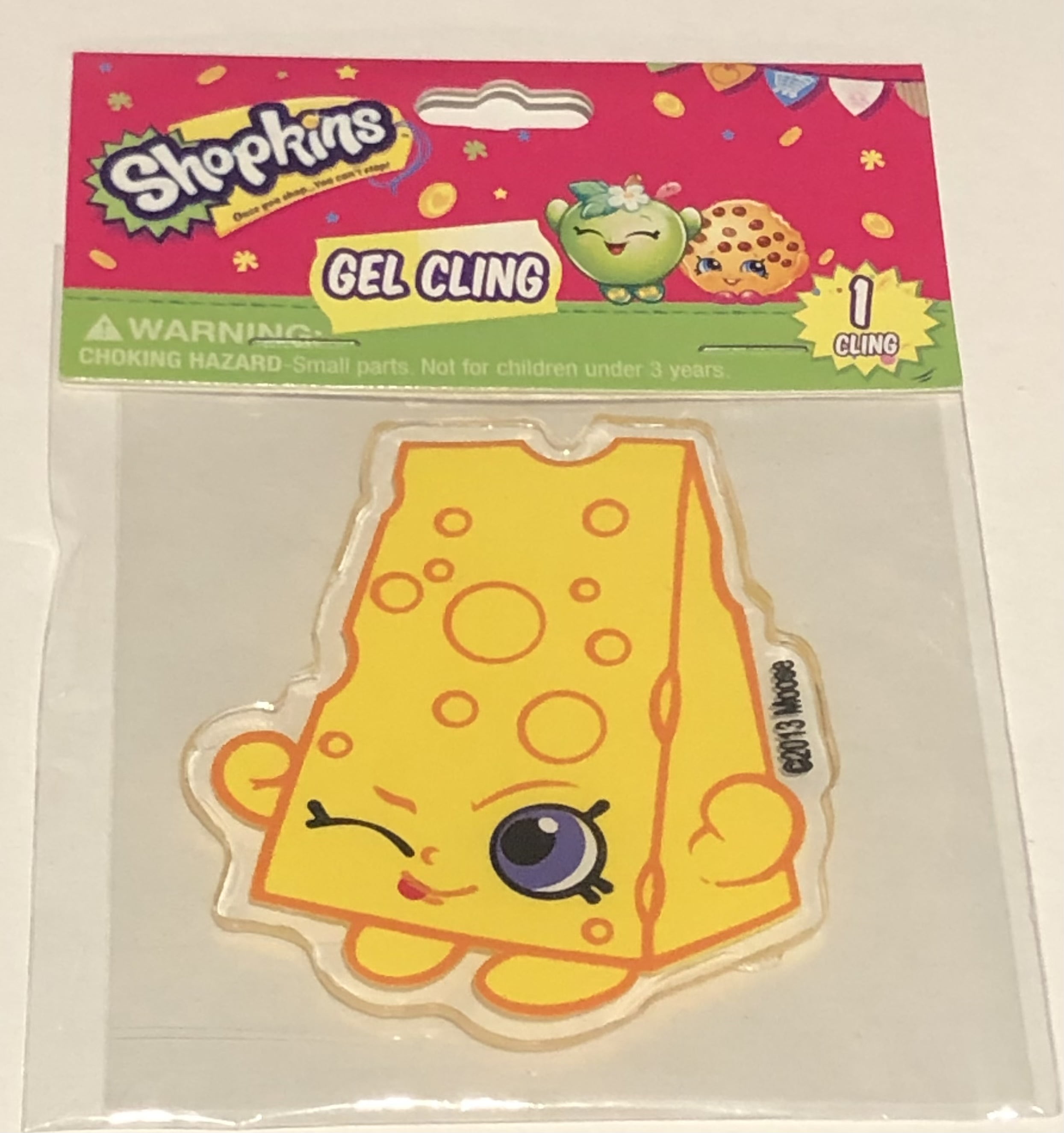 Shopkins Gel Cling Cheesy Chee-zee - Walmart.com