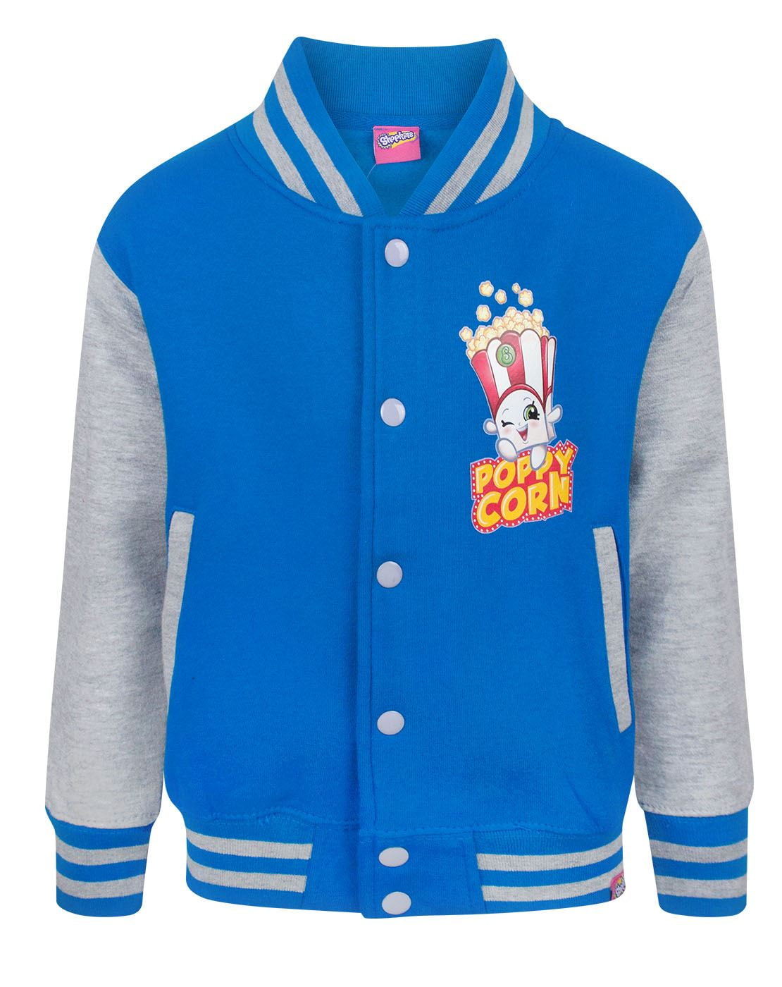 Shopkins Girls Blue Varsity Jacket - Walmart.com