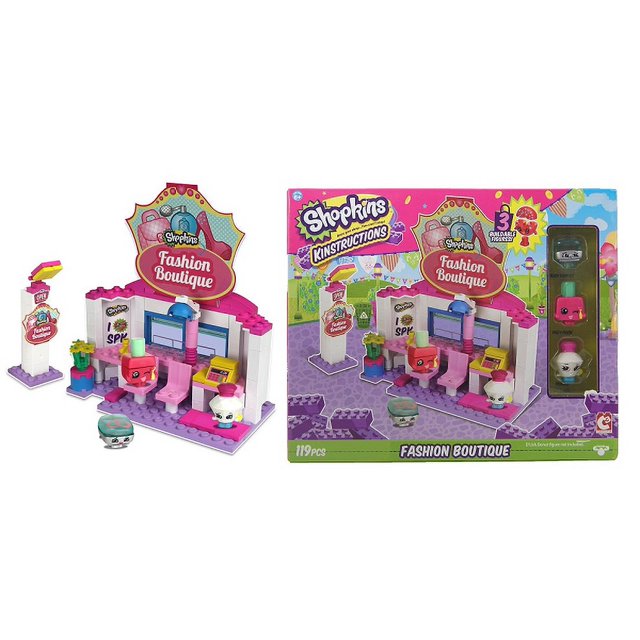 Shopkins Kinstructions Fashion Boutique Building Set - Walmart.com