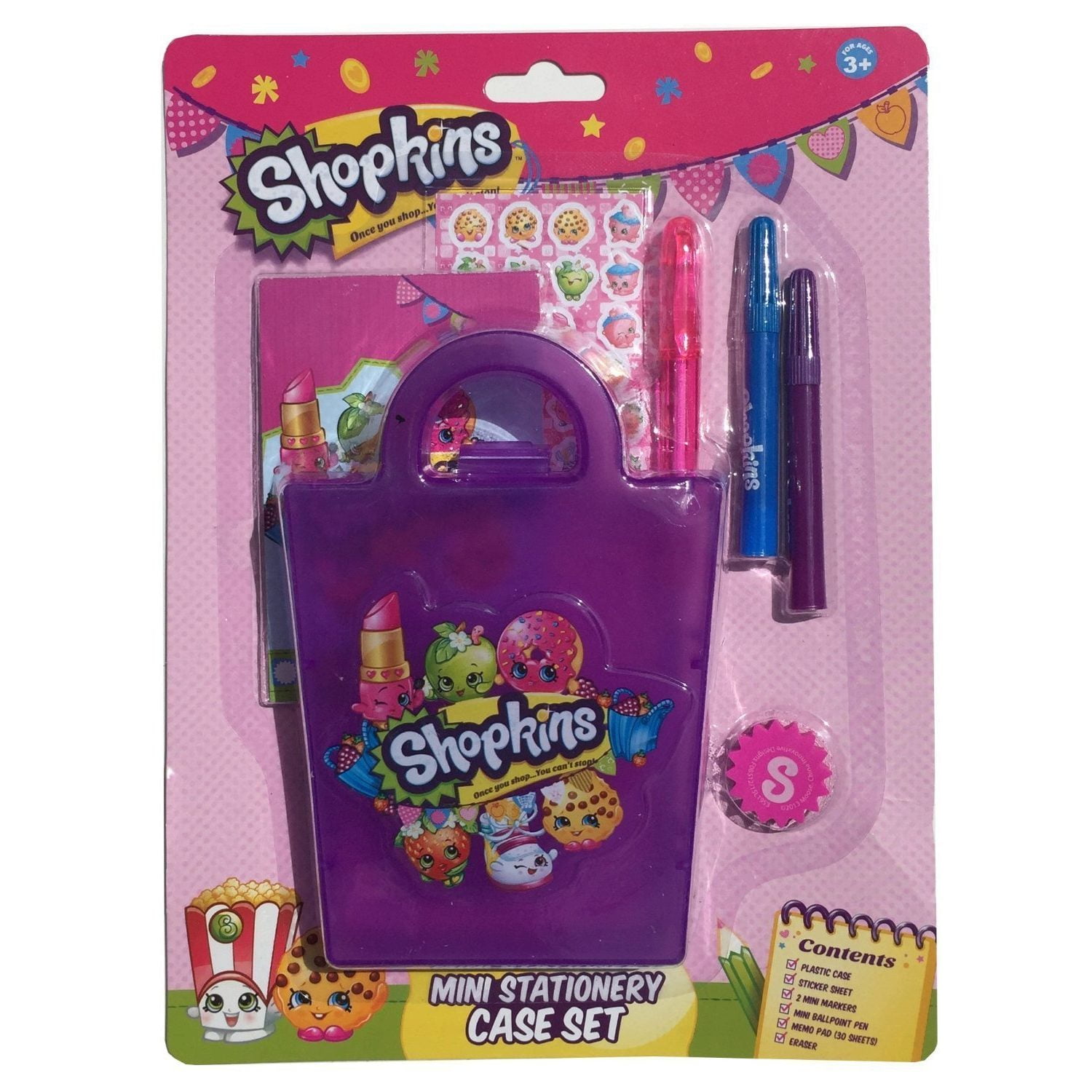Shopkins Mini Stationery Case Set - Walmart.com