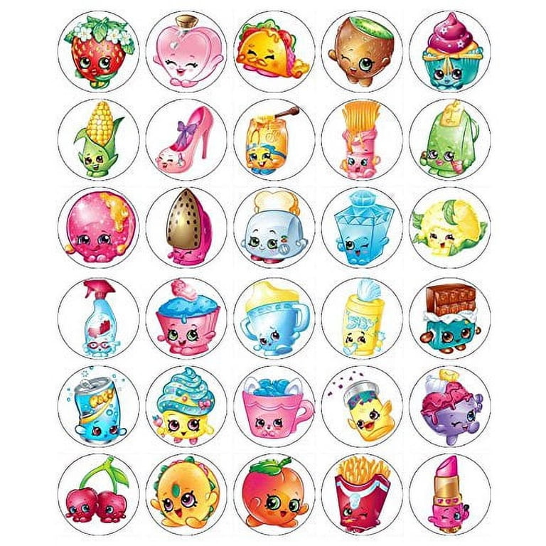 Shopkin Cupcake Topper Printables