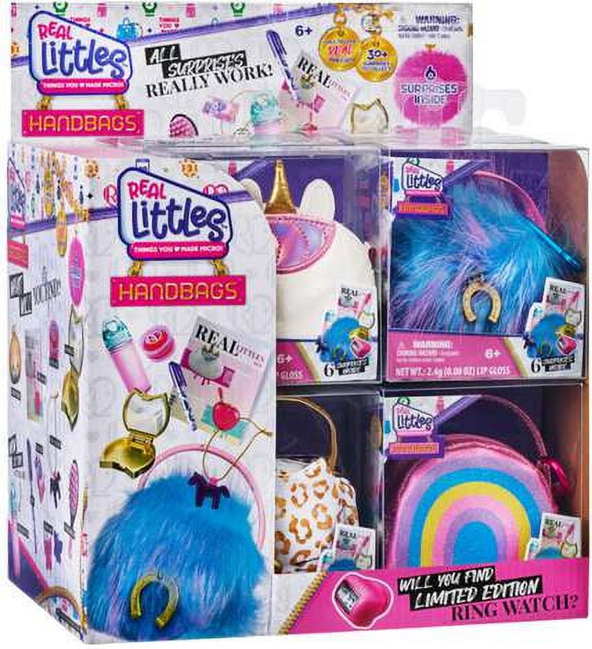 Moose Toys Real Littles Women's Designer Handbag with 6 Surprises ...