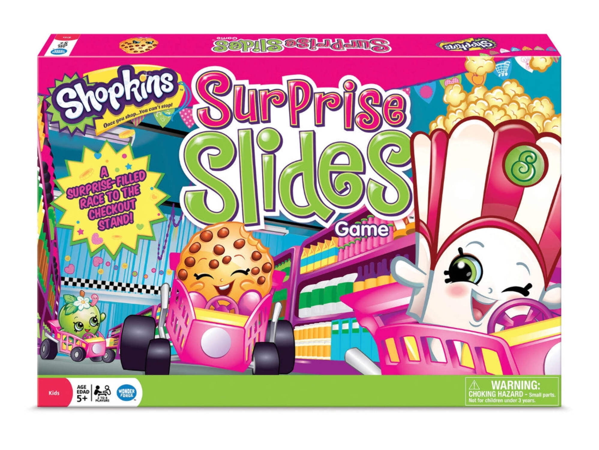 Shopkins Surprise Slides Game - Toy Race Characters Checkout for Ages 5 ...
