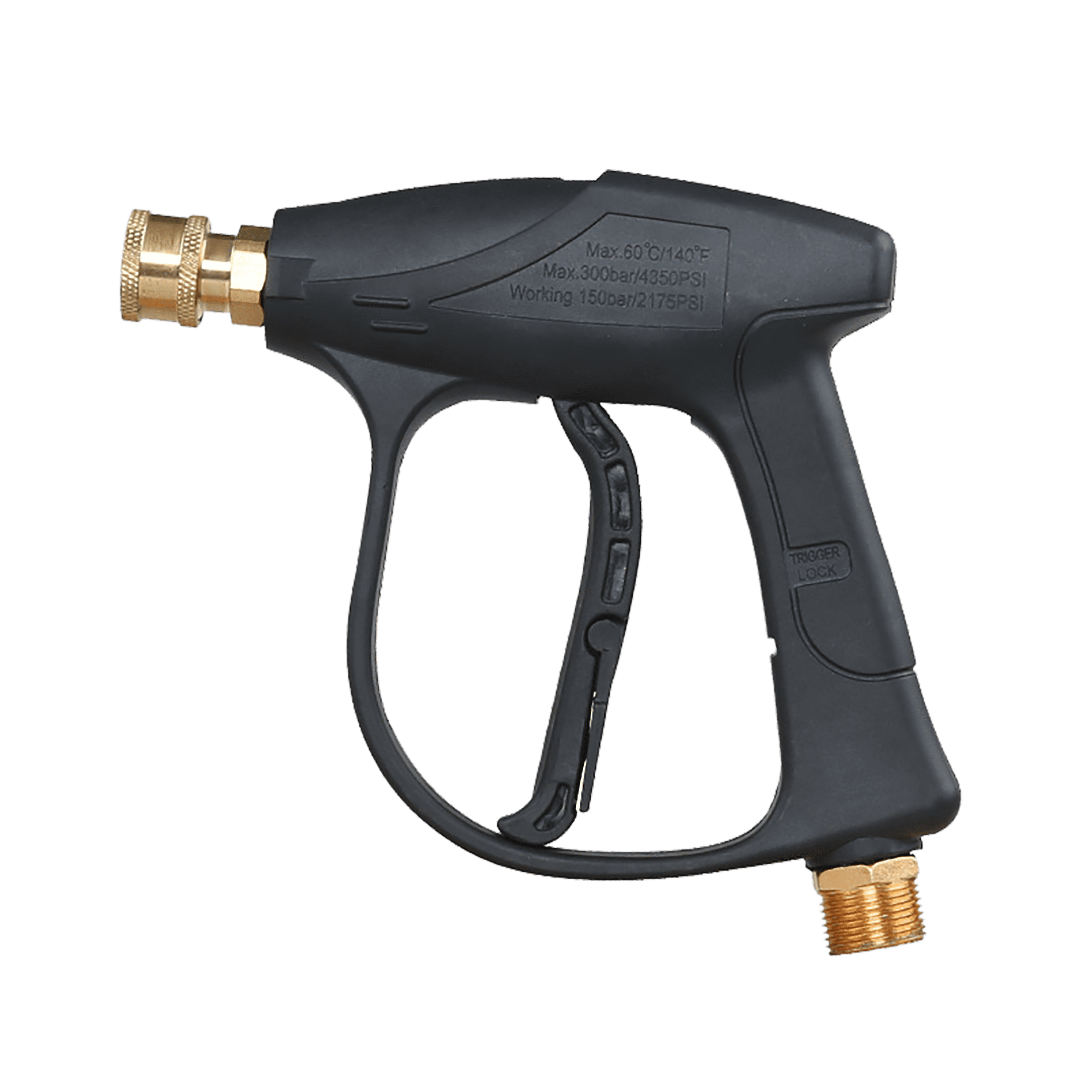Shopmall High Pressure Washer Gun 4350PSI Max Car Washer Tool M22 Hose ...