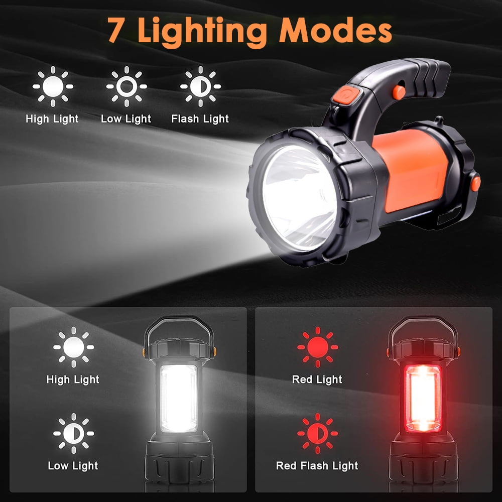 Shopmall Searchlight LED High-Intensity Rechargeable High-Brightness ...