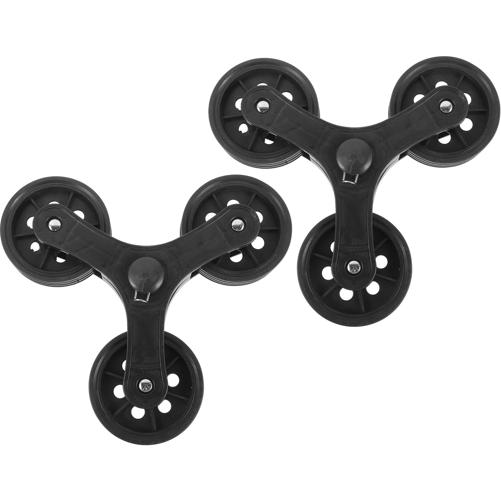 Shopping Cart Casters Stair Climbing Accessories Wheels Triangle ...