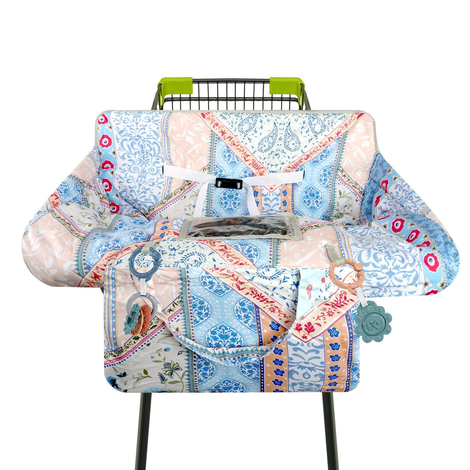 Shopping Cart Cover for Baby 2-in-1 High Chair Cover with Safety ...