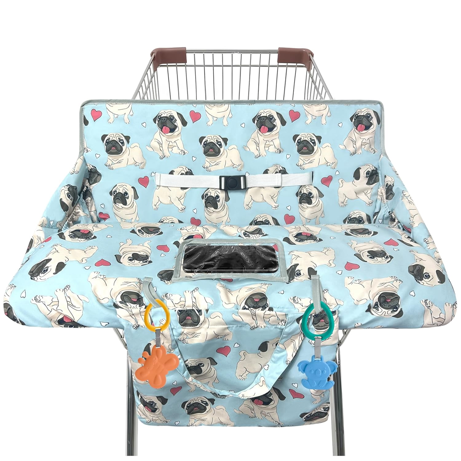 Shopping Cart Cover for Baby 2-in-13 High Chair Cover with Safety ...