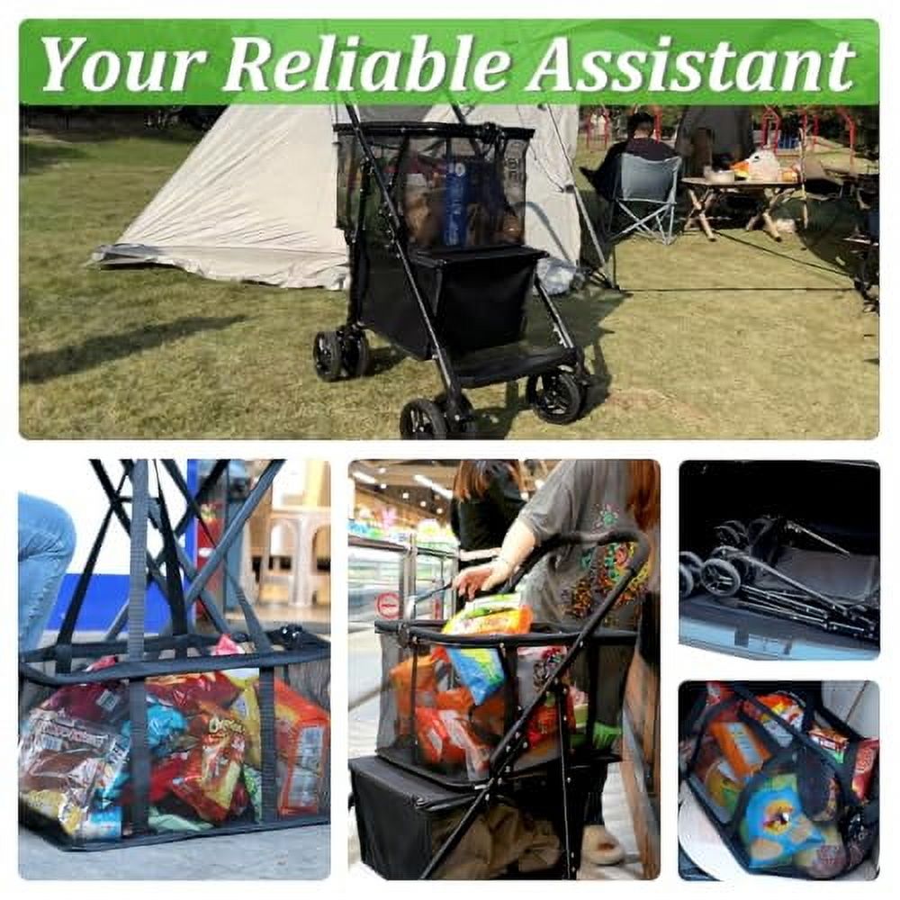 Shopping Cart Featuring 70 lbs Total Weight Capacity, Multifunctional ...