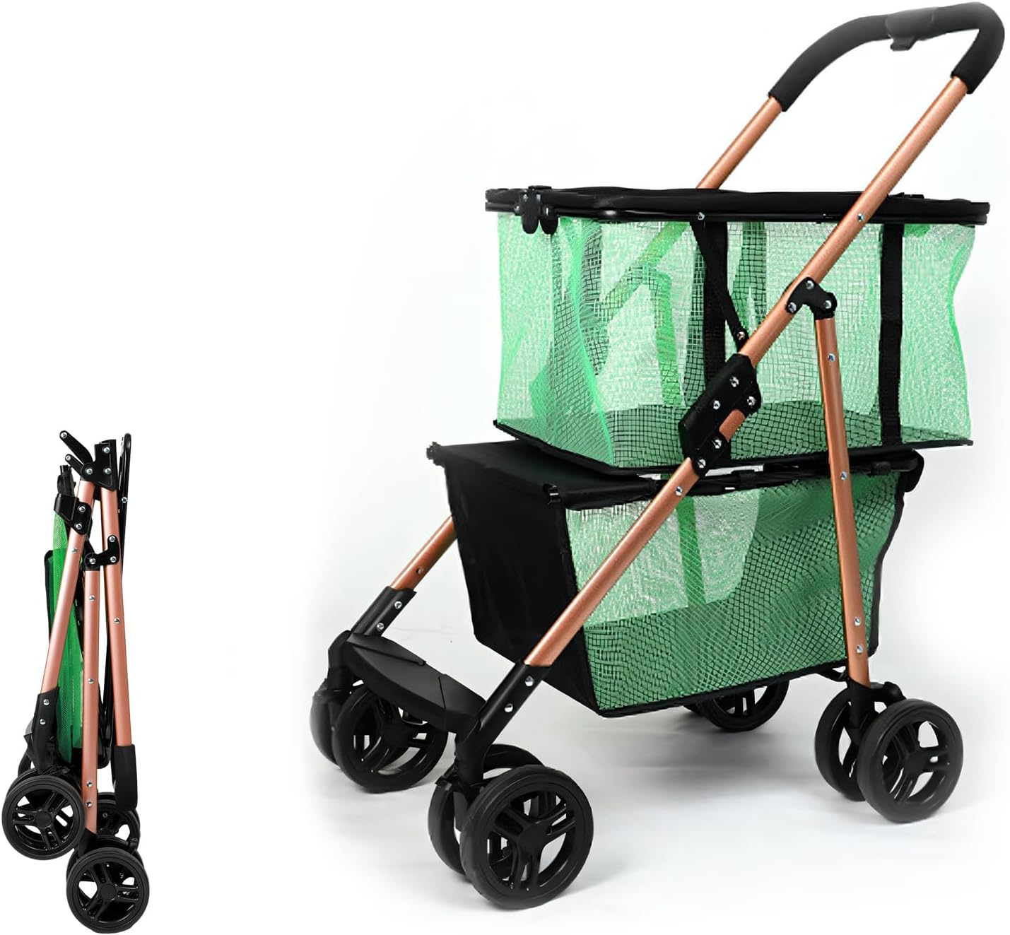 Shopping Cart Featuring 70 lbs Total Weight Capacity, Multifunctional ...