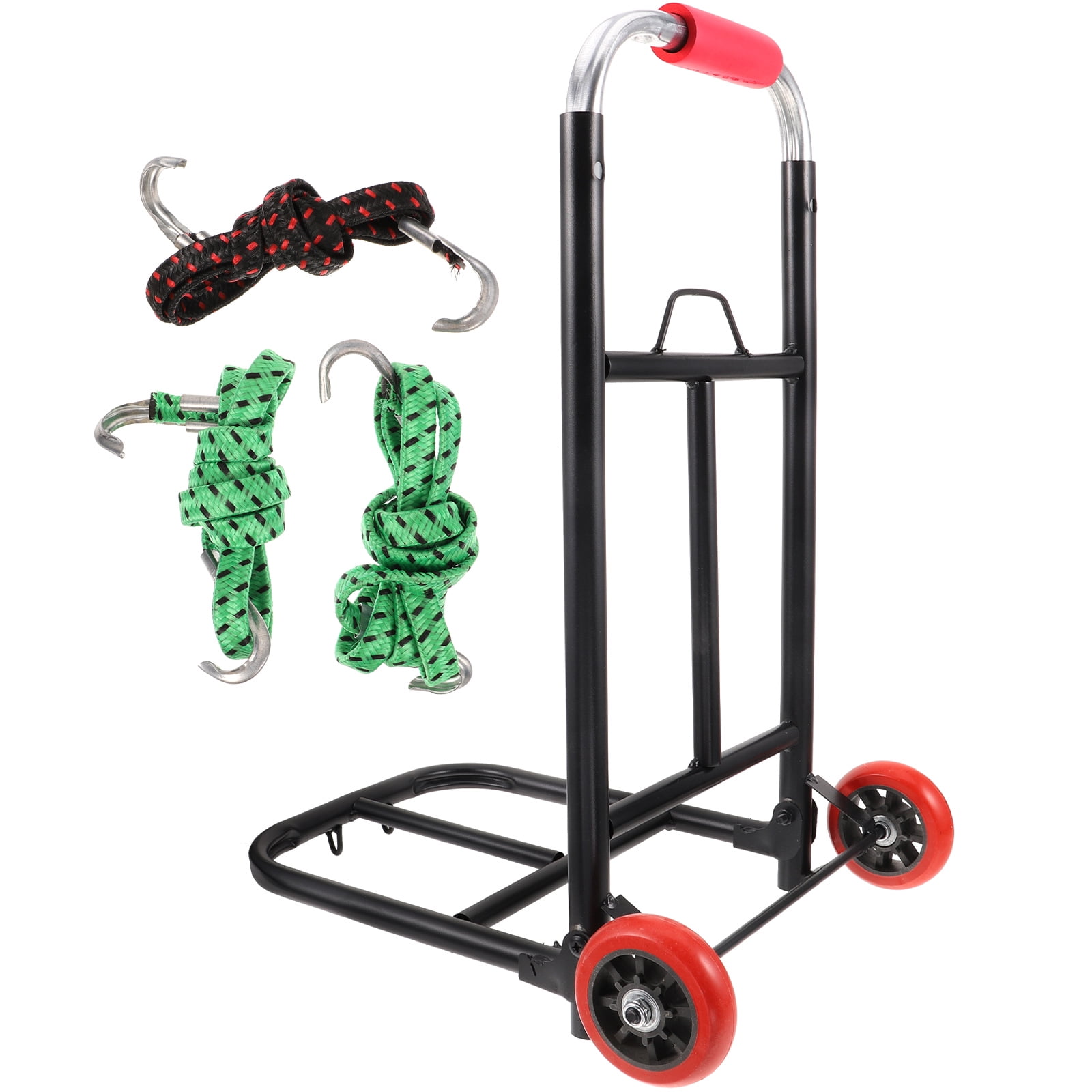 Shopping Cart Portable Trolley Luggage Cart Foldable Carrier Towing ...