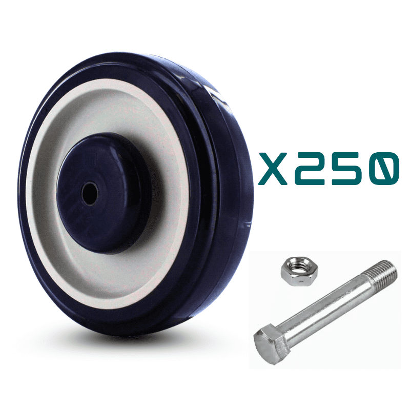 Shopping Cart Replacement Wheels and Axles - 250-Pack - Walmart.com