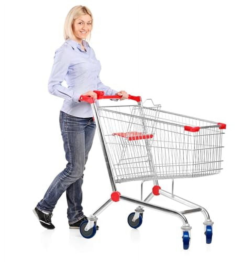 Shopping Cart Wheel, 5" Diameter X 1-1/4" Width Polyurethane Wheel, 5/ ...