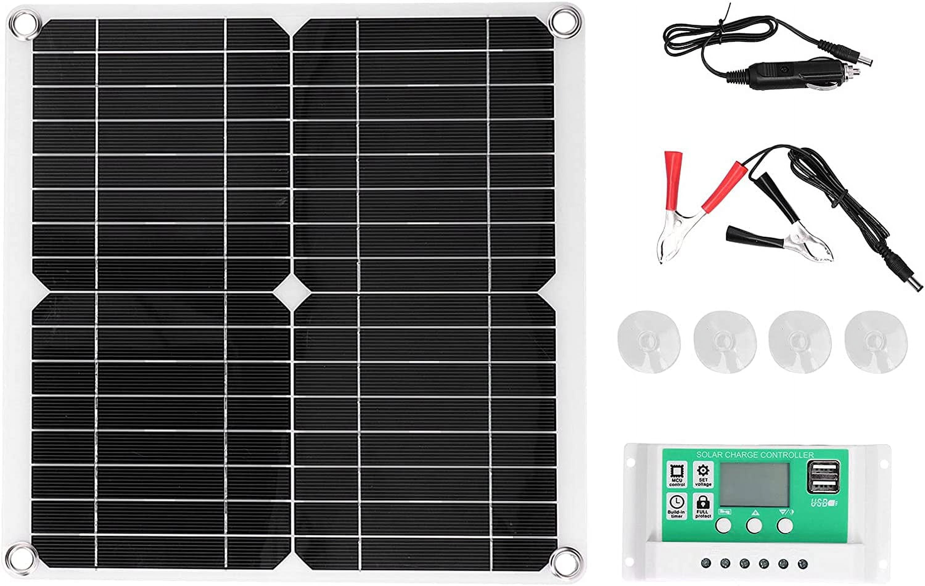 Shopping Spree Solar Panel Kit, 40W 18V 20A Solar Controller ...