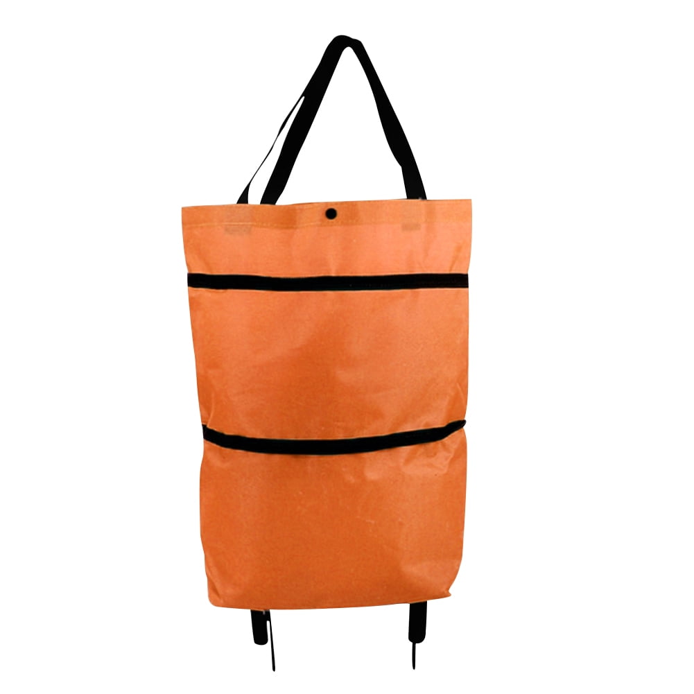 Shopping Trolley Bag with Wheel Portable Foldable Tote Bag Shopping ...