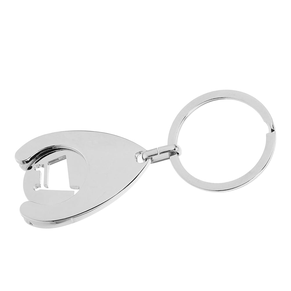 Metal Shopping Trolley Token Keychain Supermarket Trolley Token Key ...