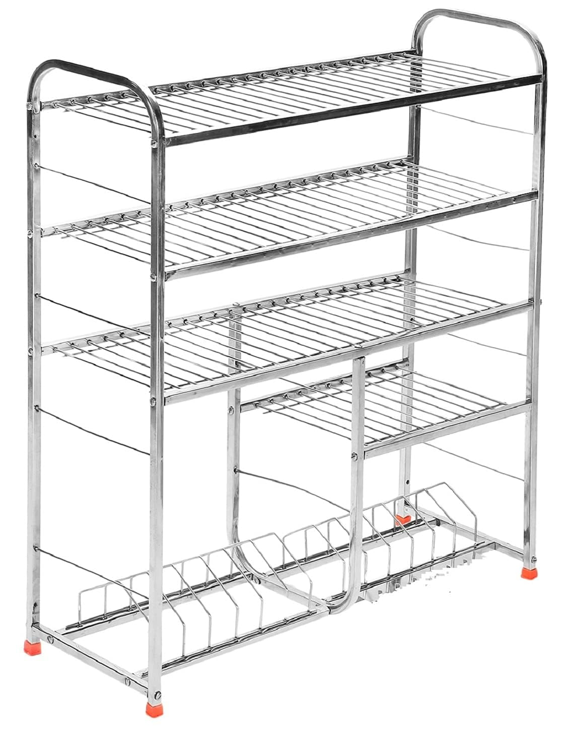 Shopsidex Wall Mount Kitchen Utensils Dish Rack Stainless Steel Utensil ...