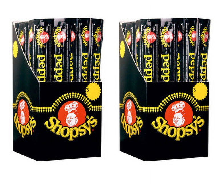 Shopsy's Pepperoni Sticks - 40-Count, High Protein (2/Case) - Walmart.com