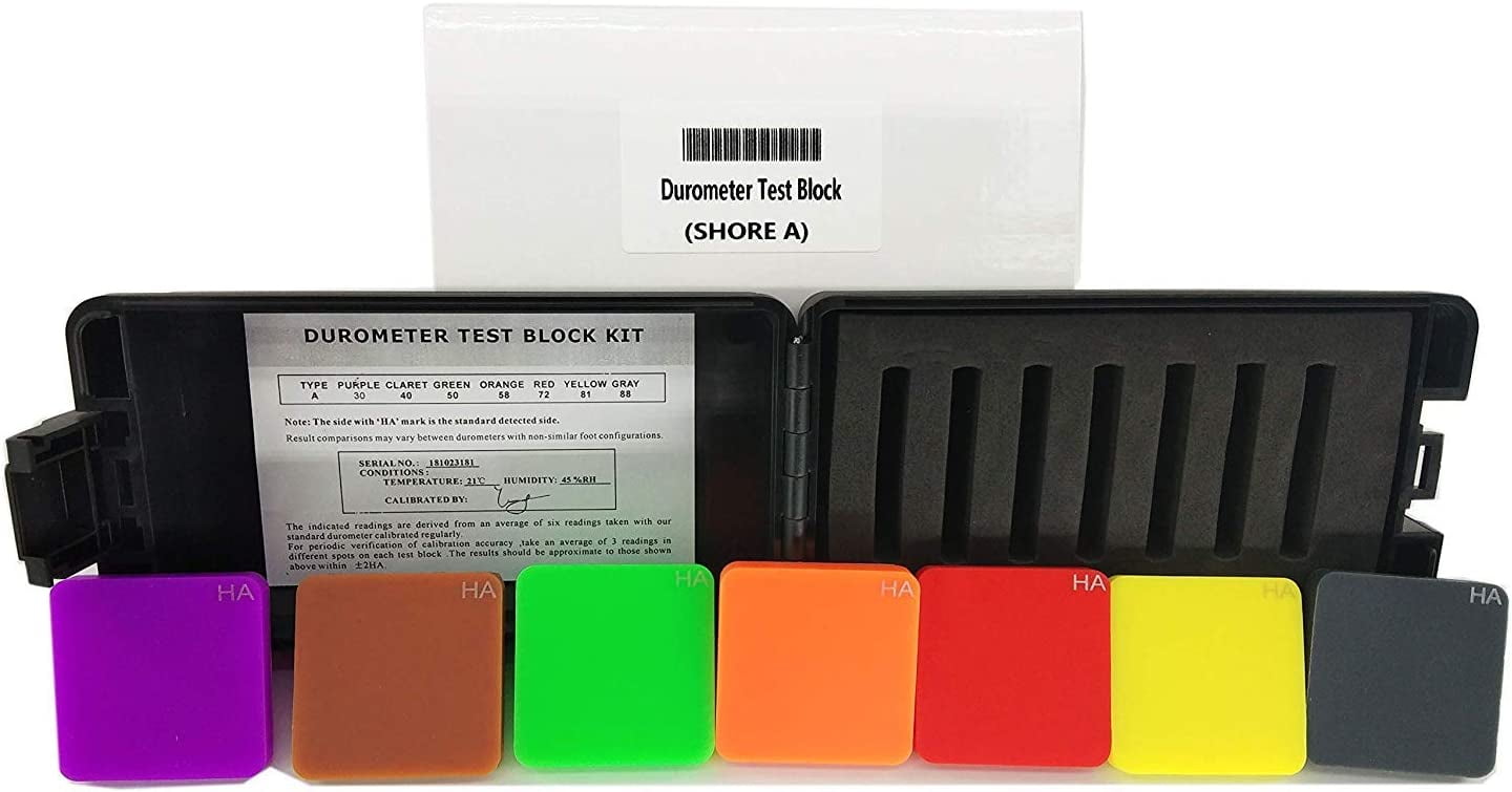 Shore A Durometer Rubber Hardness Test Block Kits - Walmart.com