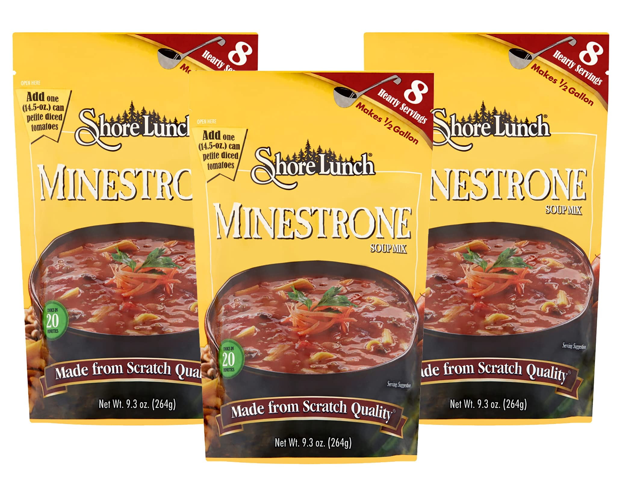 Shore Lunch Minestrone Soup Mix, 9.3000-ounces (Pack of3) - Walmart.com
