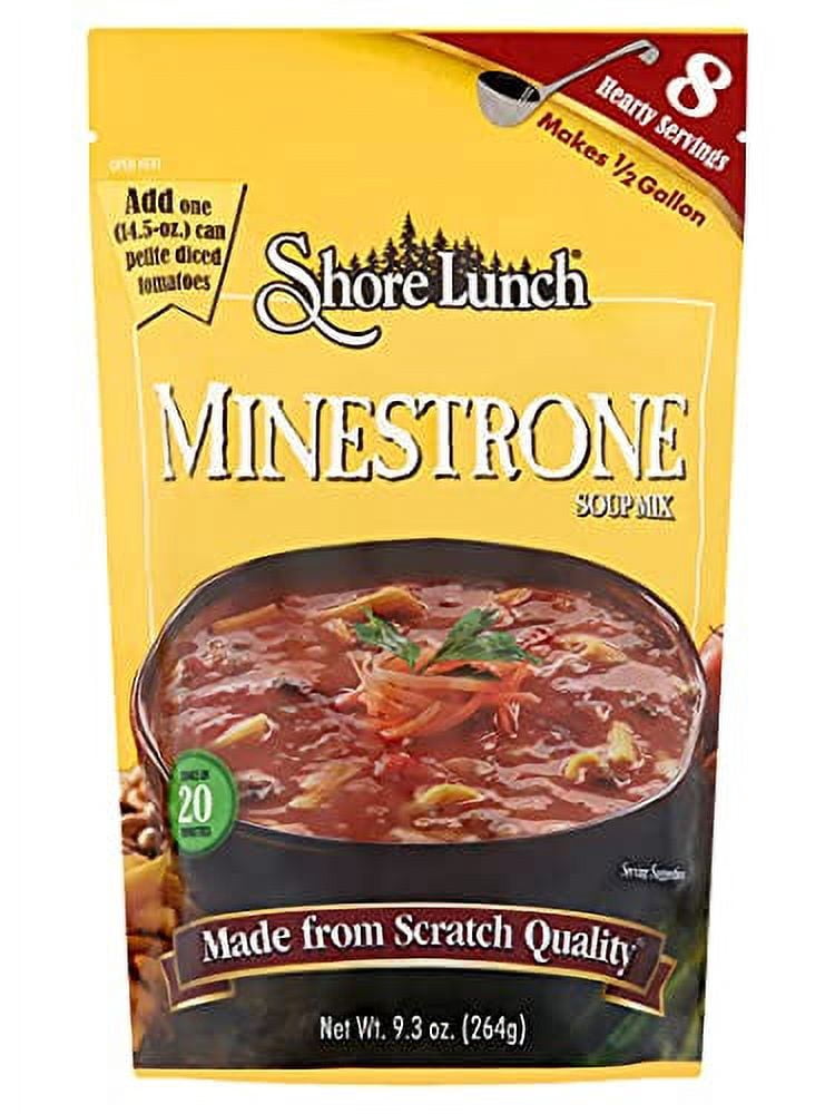 Shore Lunch Soup Mix, Minestrone Soup Mix, Made with Vegetables & Pasta ...