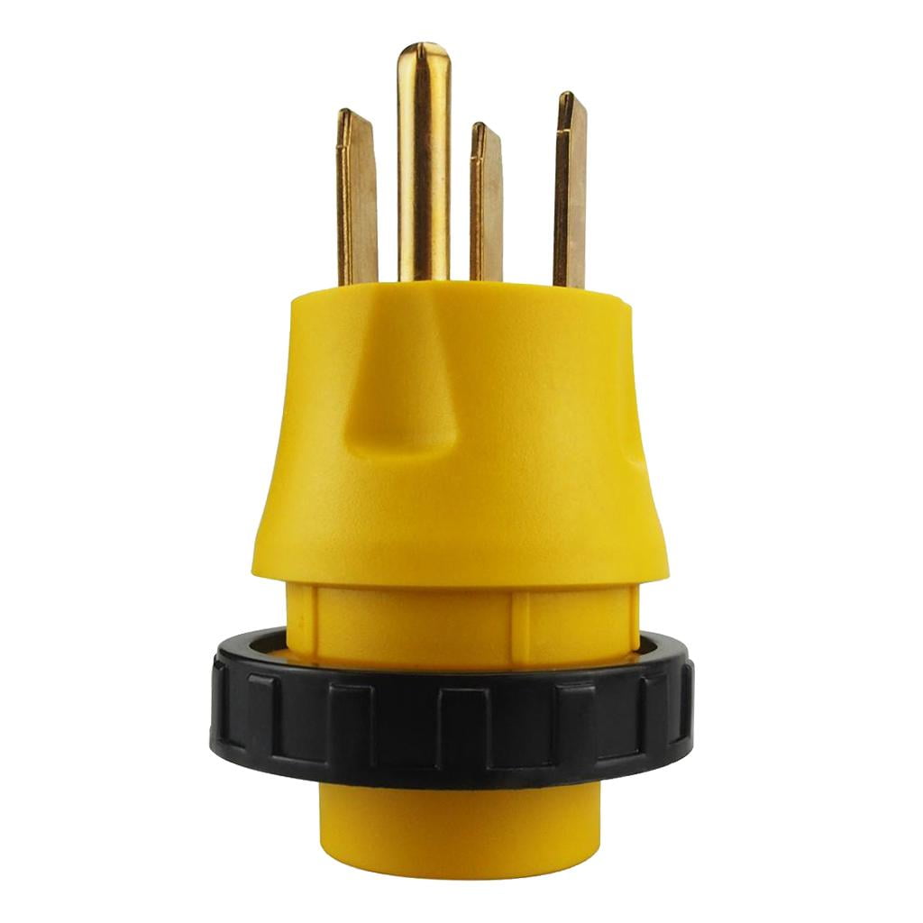 Shore Power Adapter RV 50A 14-50P Male To Marine 30A L5-30R Female, 50 ...