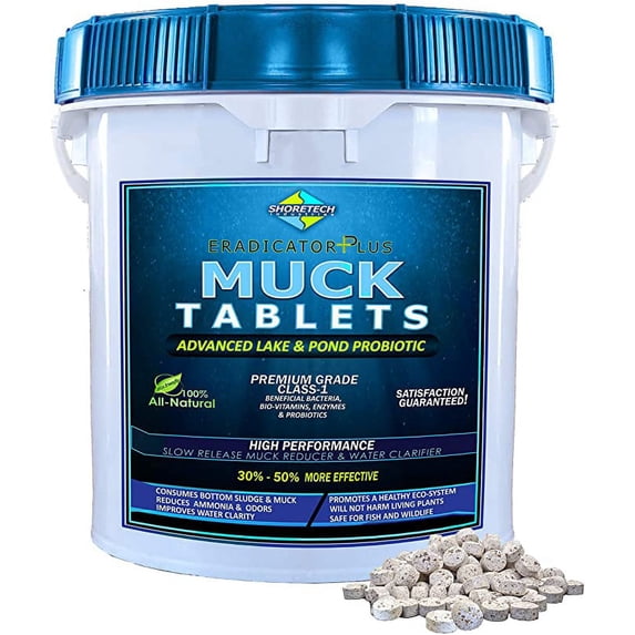 Shore-Tech Industries Lake Muck Reducer Tablets - Advanced Lake & Pond ...