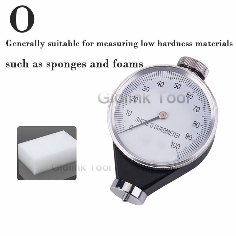 Shore Type A Rubber Tire Durometer Hardness Tester Meter Measuring ...