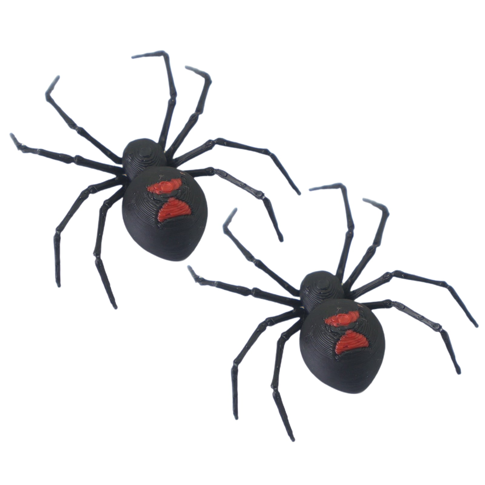 Shoreew 1/2/4/6Pcs Magnetic 3D Spider Decoration Scary Realistic Black ...