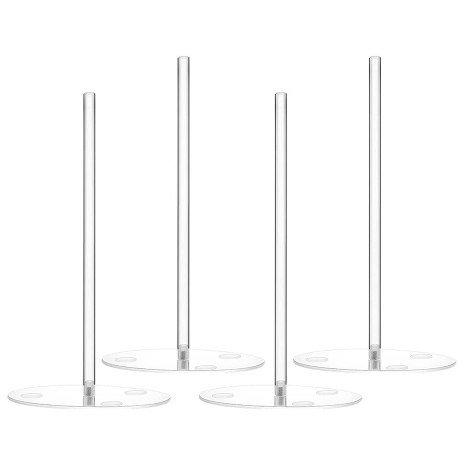 Shoreew 1/4Pcs Acrylic Donut Stand Doughnut Holder with Anti-Slip Feet ...
