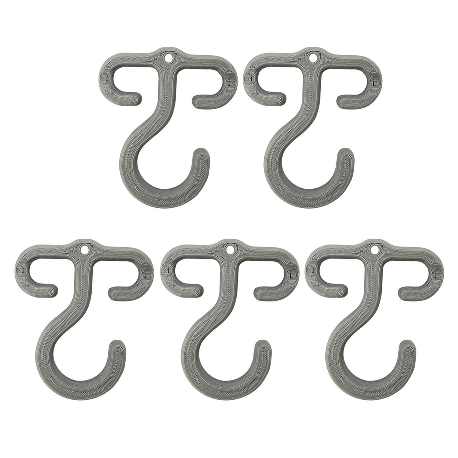 Shoreew 1/5Pcs Outdoor Hook Easy Installation Rust-Prevention Hanging ...