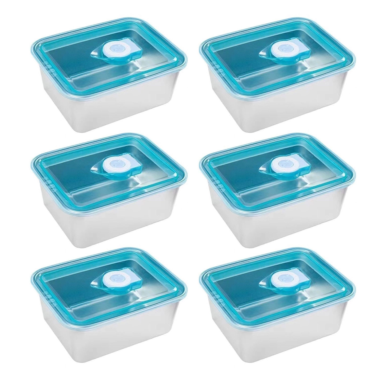 Shoreew 1/6Pcs Stainless Steel Bento Storage Box Leak-proof Stackable ...