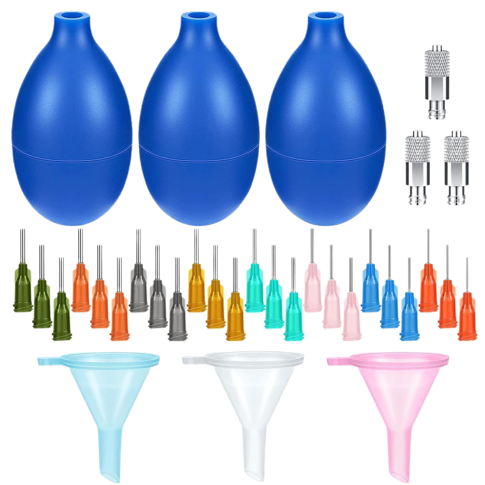 Shoreew 1 Set Pottery Smear Bottle Convenient Filling Versatile Needles ...