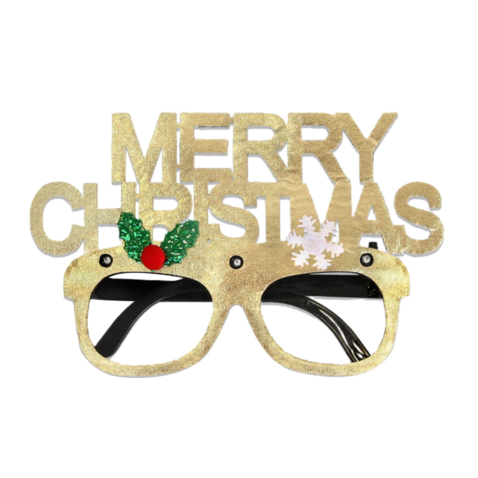 Shoreew 2026 LED Light Up Christmas Glasses Lighted Party Eyewear for ...