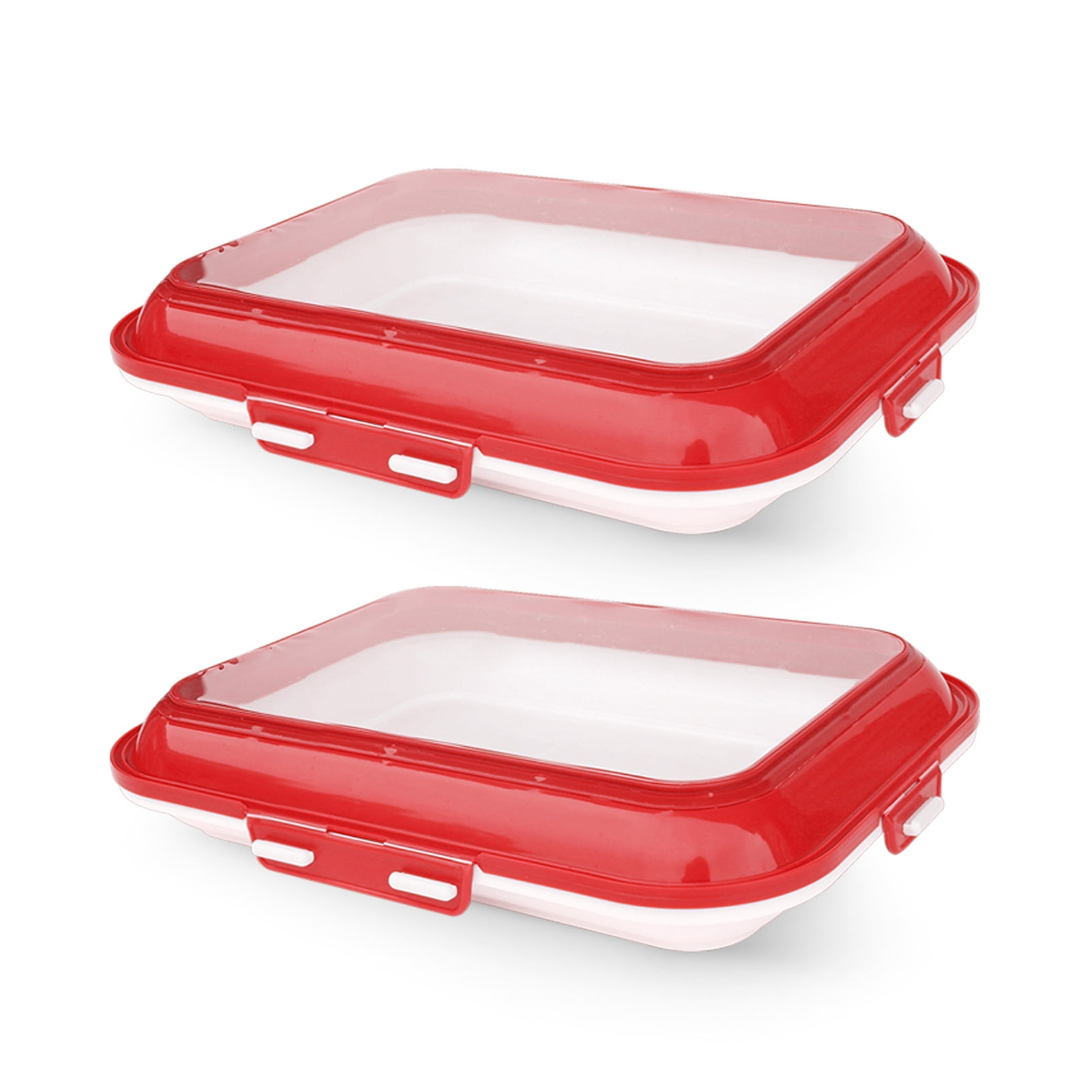Shoreew 2Pcs Food Preservation Trays Reusable Food Storage Container ...