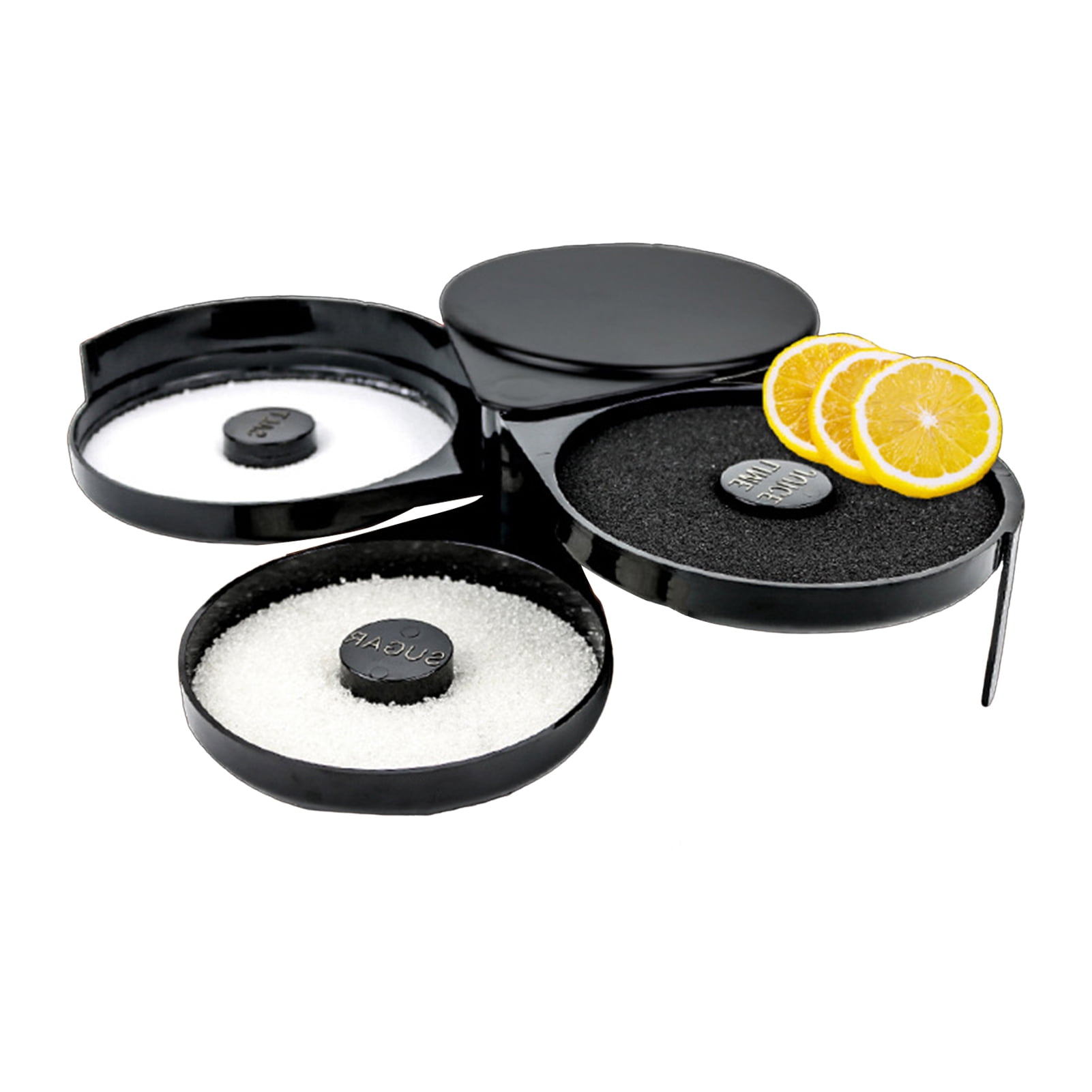 Shoreew 3-Tier Margarita Salt Rim Box for Large Glasses Double ...