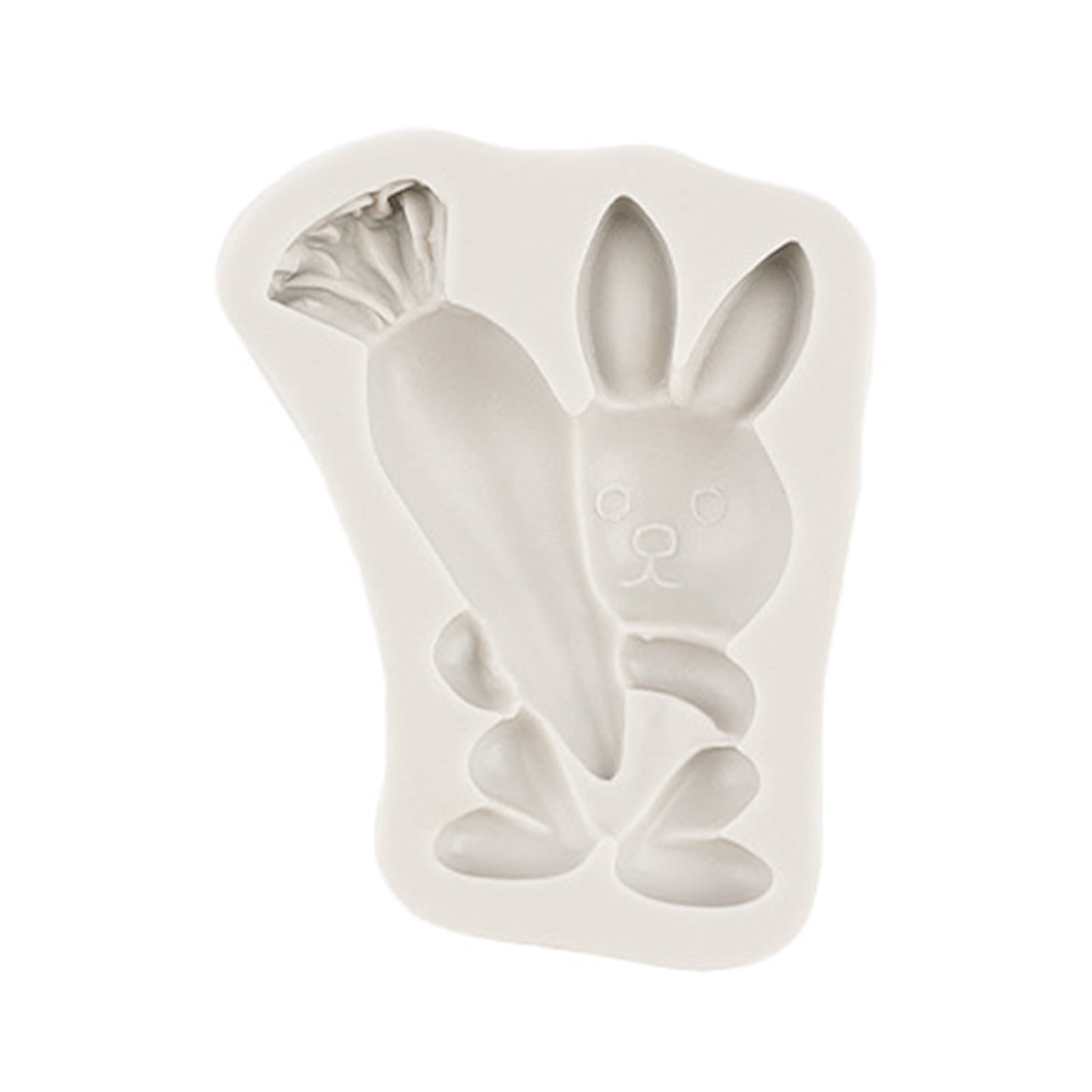 Shoreew 3D Carrot Bunny Silicone Mold Food Grade Chocolate Mold for ...