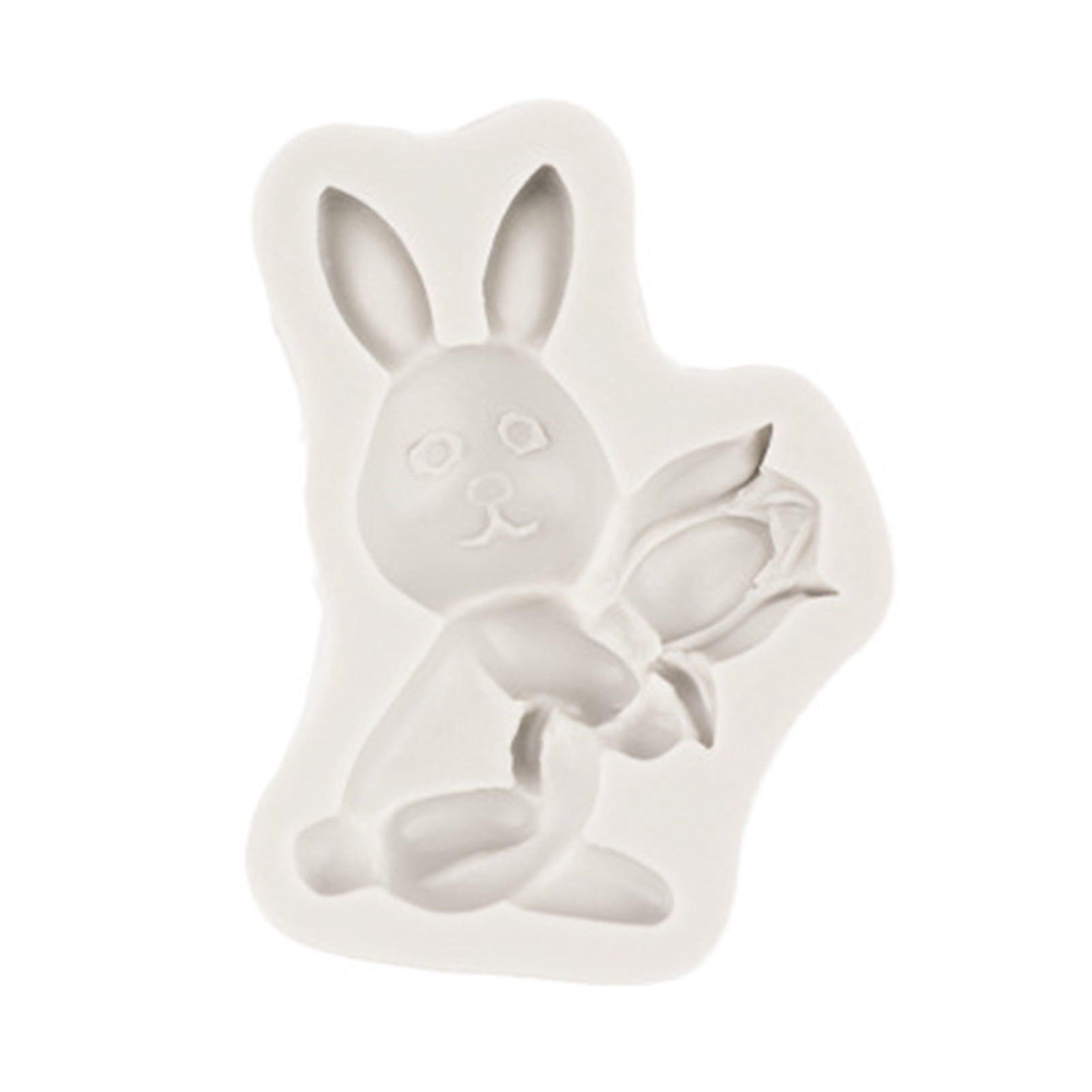 Shoreew 3D Carrot Bunny Silicone Mold Food Grade Chocolate Mold for ...