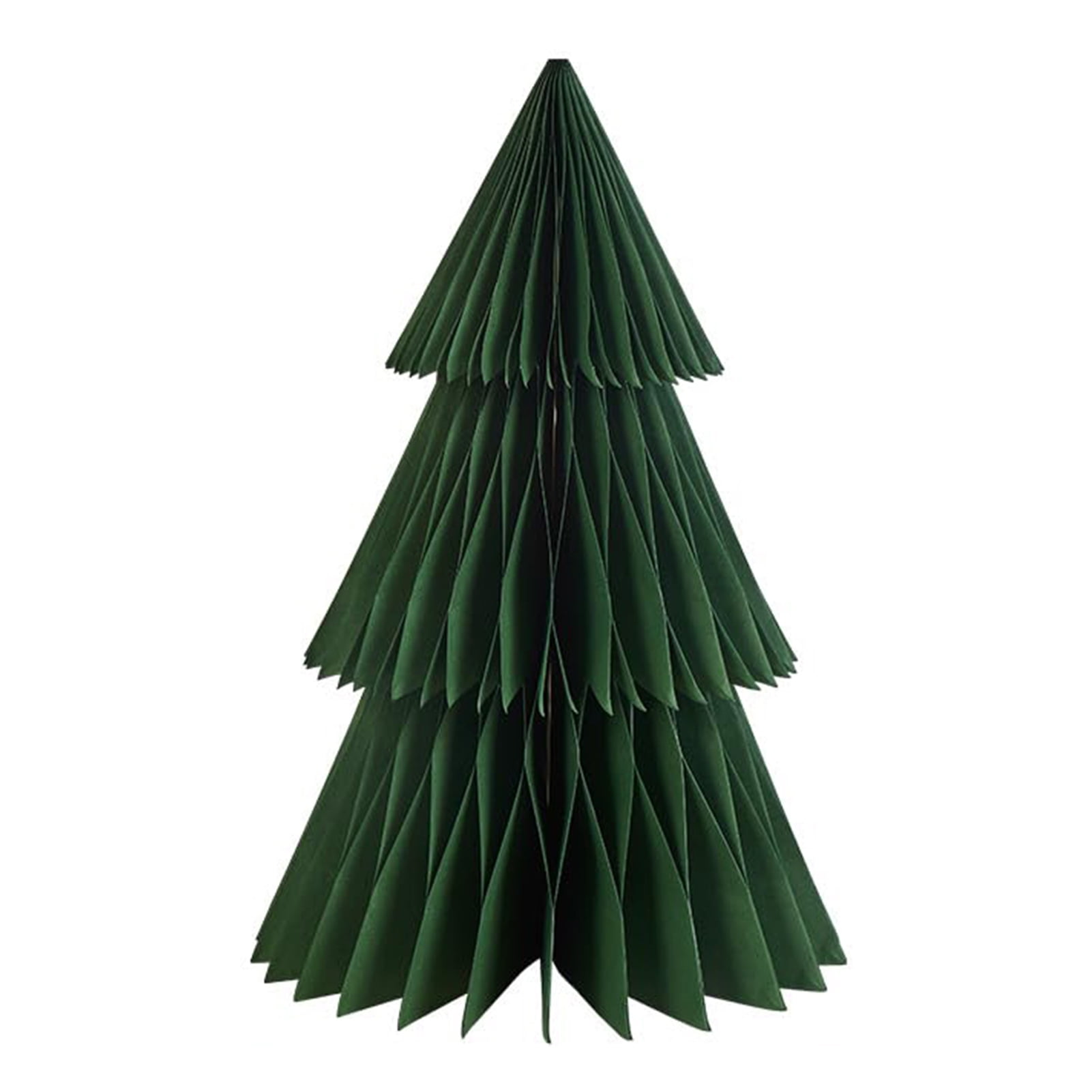 Shoreew 3D Paper Christmas Tree Reusable Tabletop Decor Honeycomb Tree ...