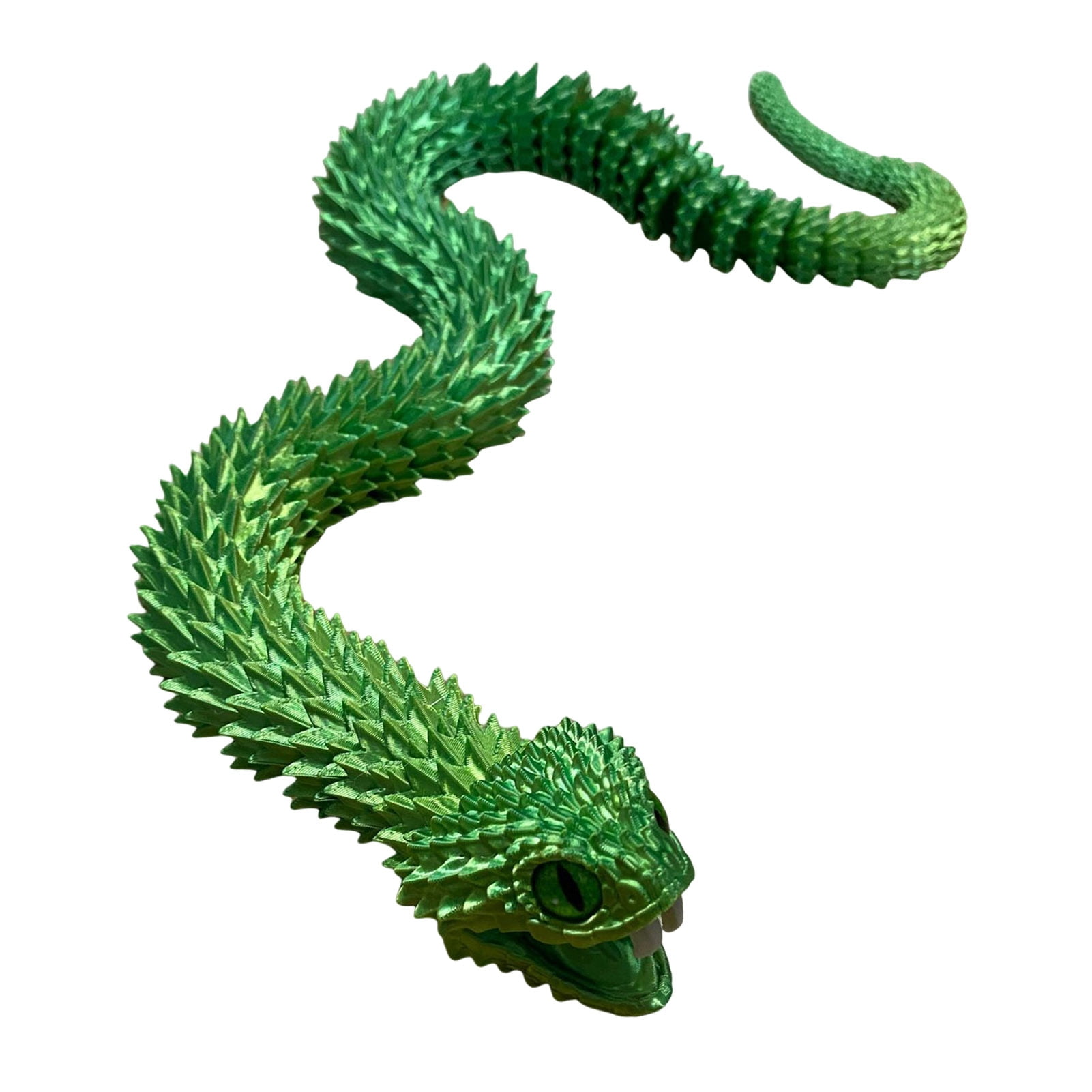 Shoreew 3D Printed Articulated Snake Toy – Flexible Fidget Snake with ...