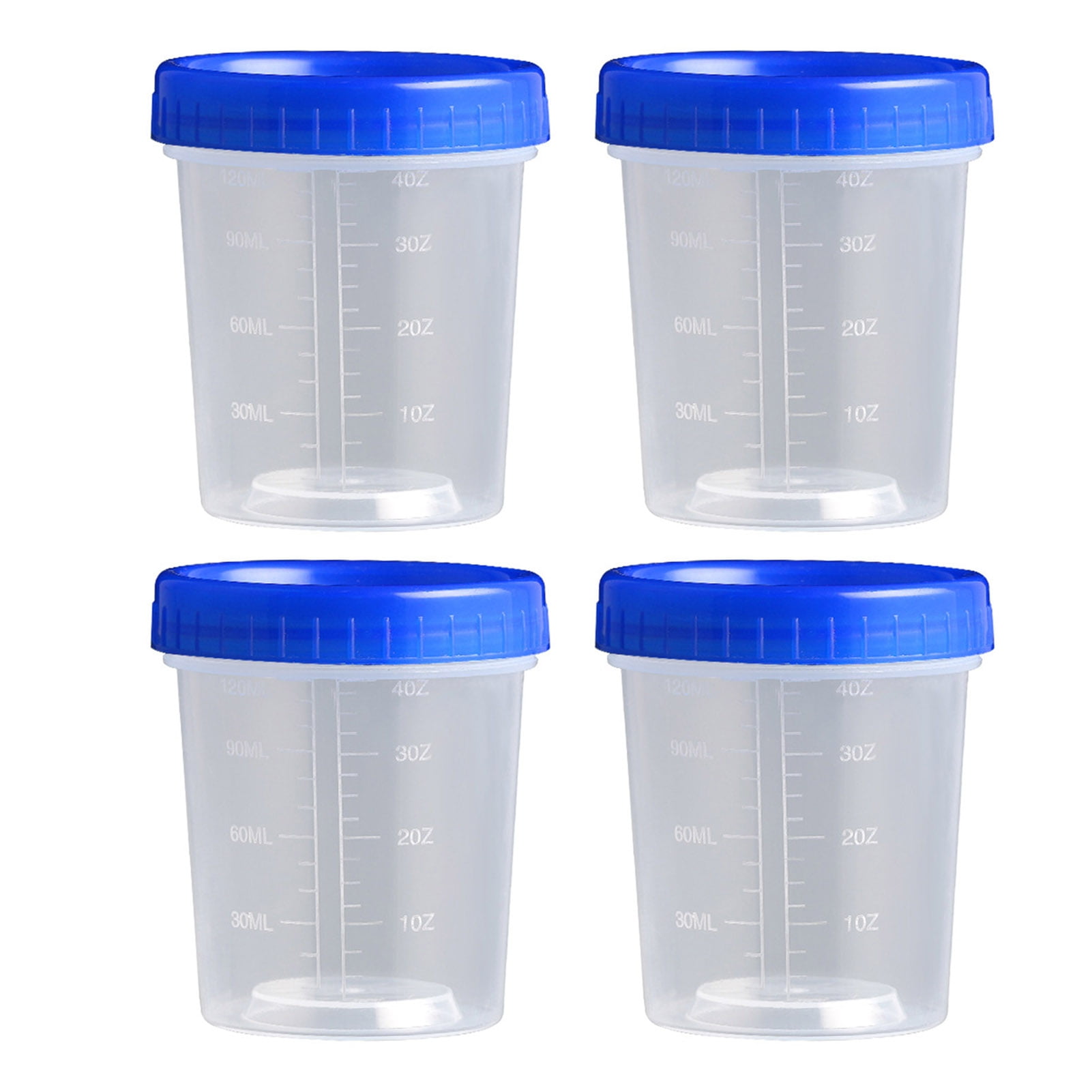 Shoreew 4Pcs Salad Dressing Containers Measuring Cup Set with Threaded ...