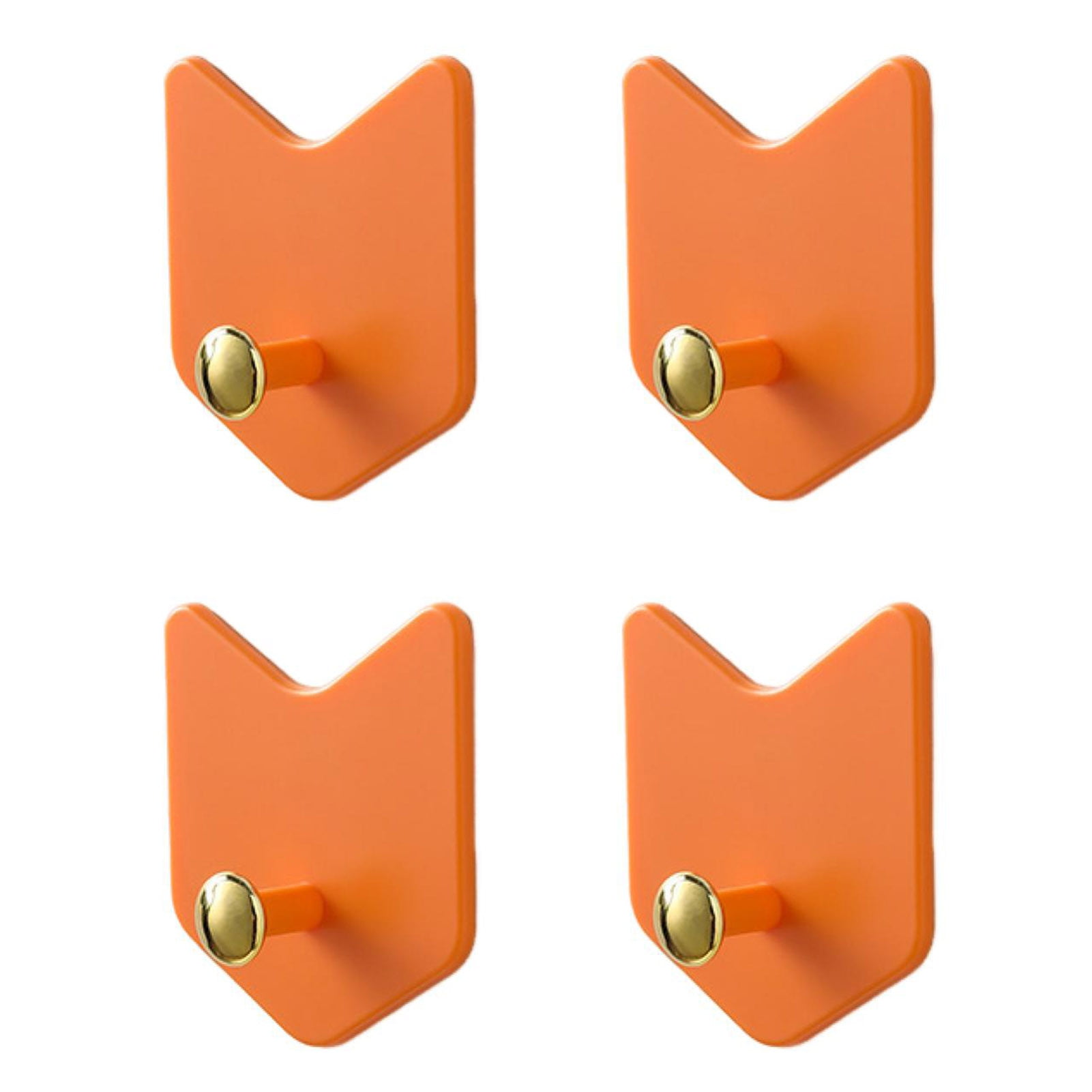 Shoreew 4Pcs Storage Hooks Removable Towel Racks High Load-Bearing Easy ...