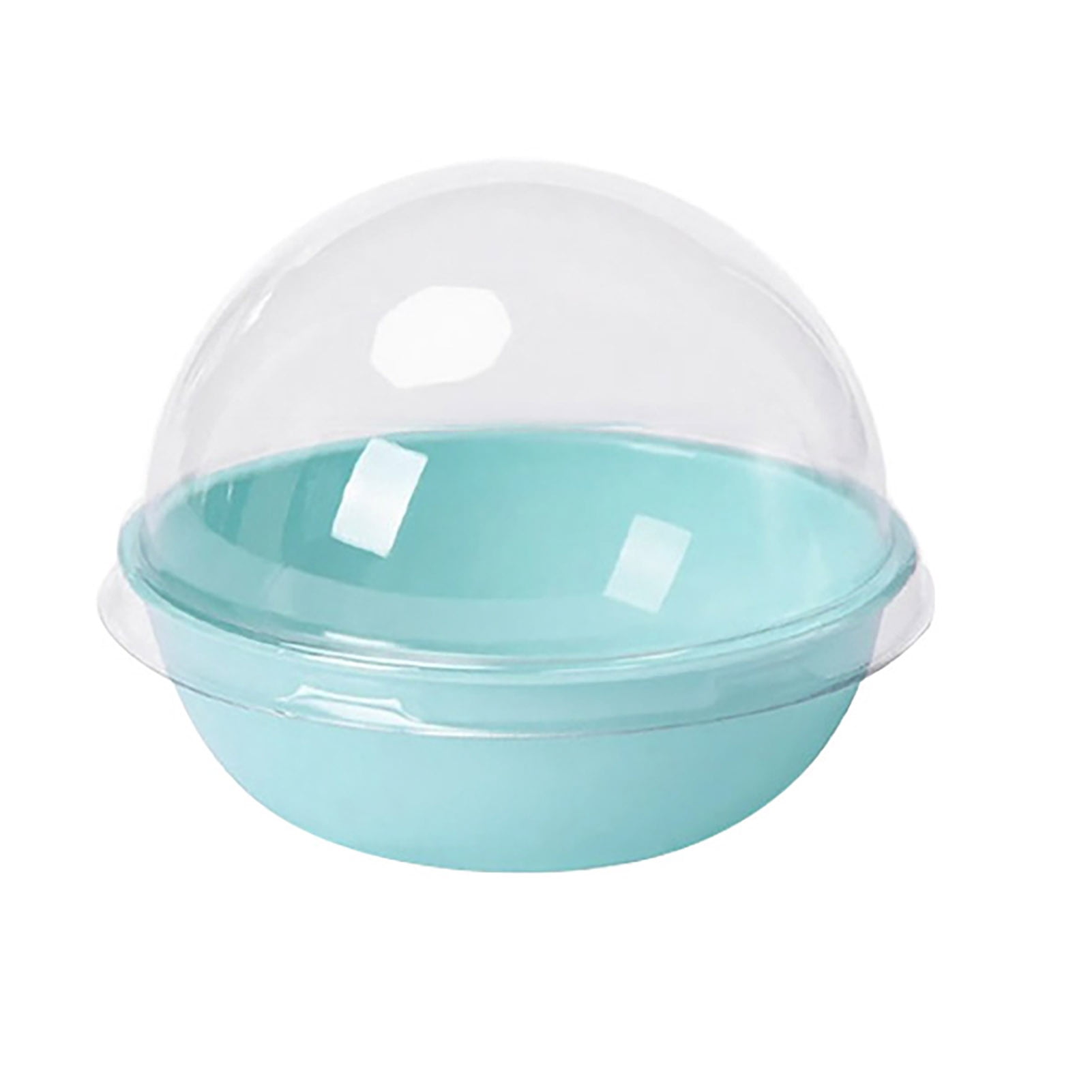 Shoreew 50Pcs Cake Packaging Box Set Transparent Plastic Mini Cupcake ...