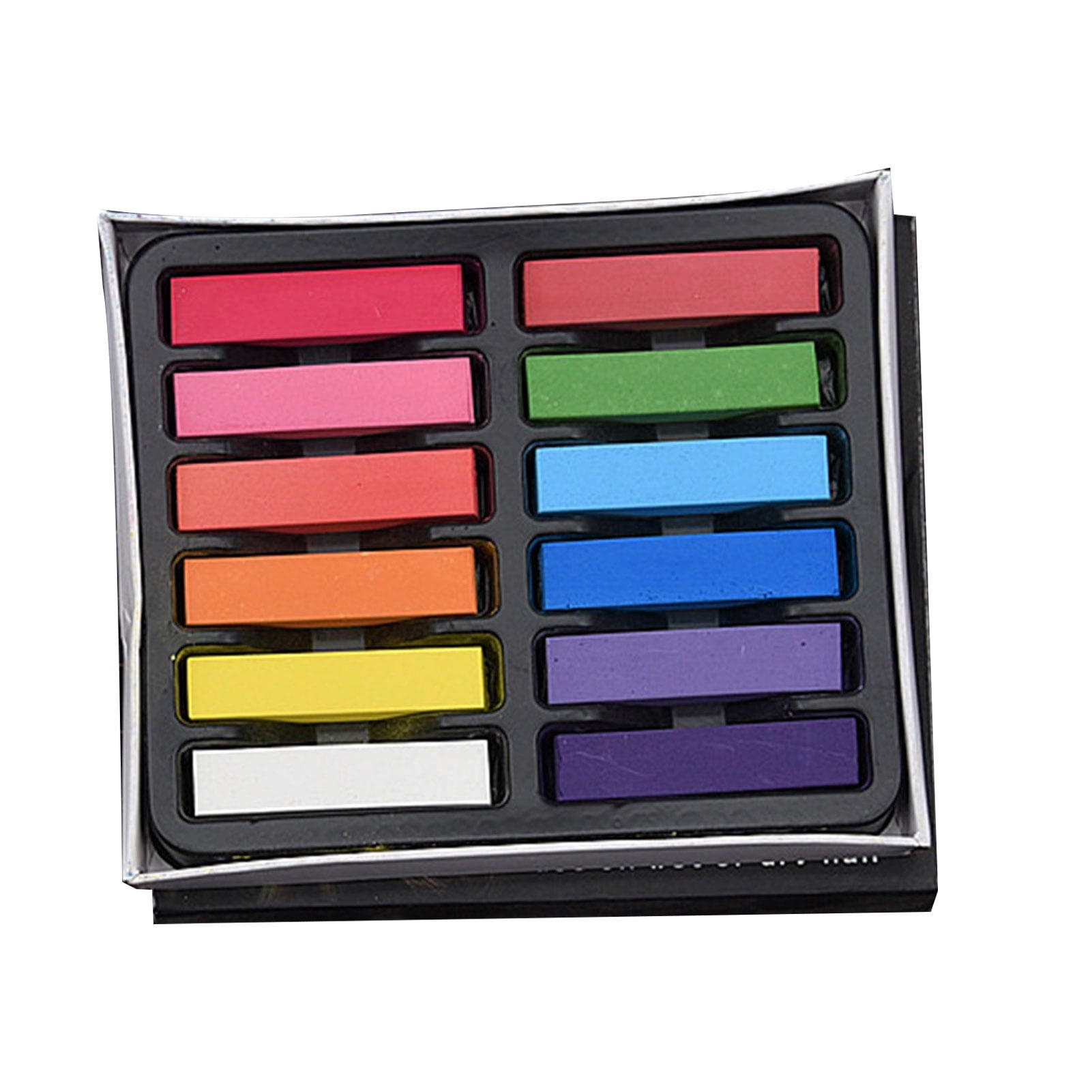 Shoreew 6/12/24/36 Colors Soft Pastels Set Colored Dry Square Chalk ...