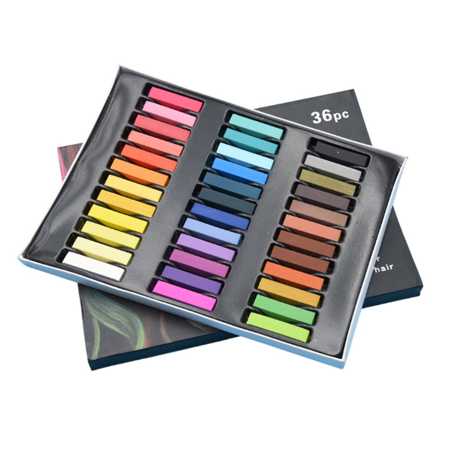 Shoreew 6/12/24/36 Colors Soft Pastels Set Colored Dry Square Chalk ...